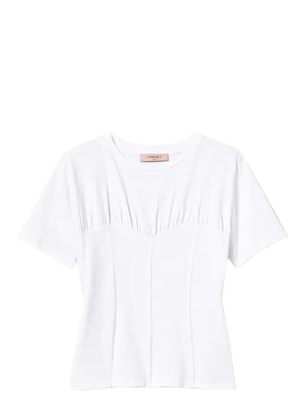 TWINSET Bustier T-shirt - White