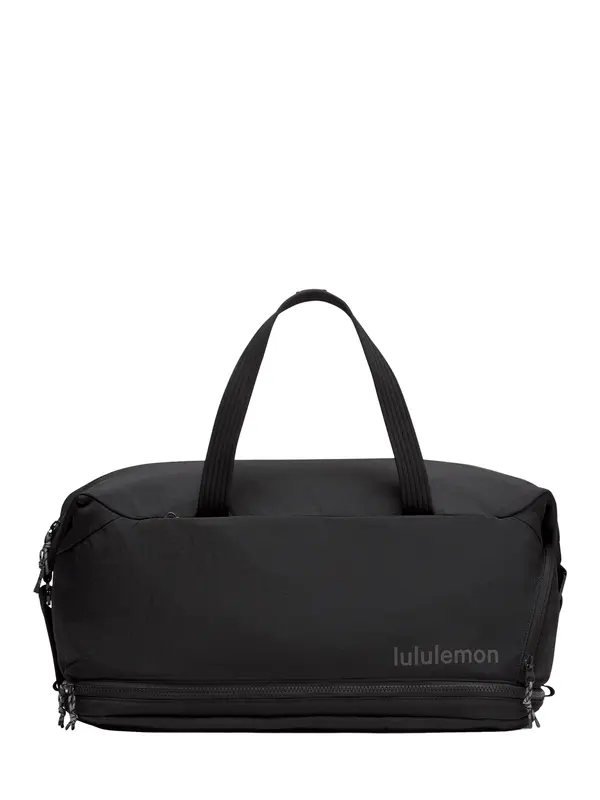 Lululemon 3-in-1 Gym Duffle Bag 30l - Black/traverse Grey