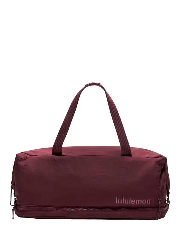 Lululemon 3-in-1 Gym Duffle Bag 30l - Burgundy Bay/plumful/graphite Grey