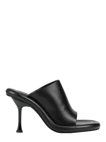 JW Anderson Sandals In Calfskin Leather - Black