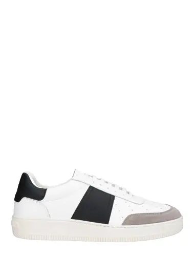 Sandro Leather Low-top Sneakers - White