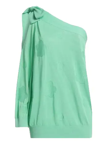 Malo One-shoulder Knit Top - Green