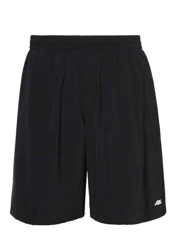 Balenciaga Activewear Stretch Shorts - Black