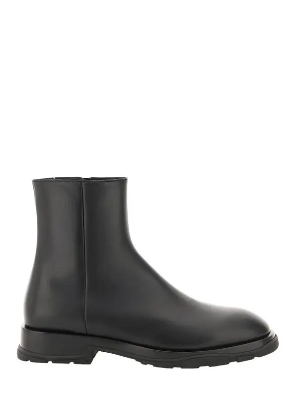Alexander McQueen Slim Tread Boot - Black