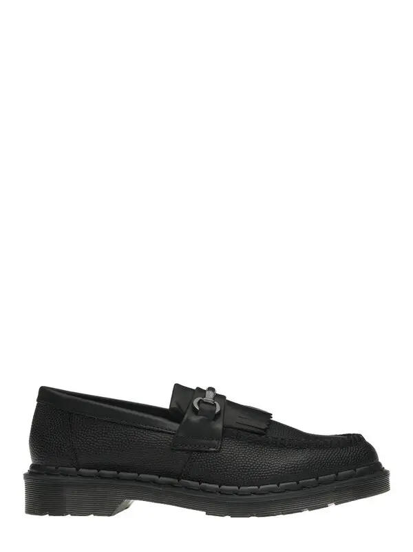 Dr. Martens Adrian Snaffle Pebble Grain Leather Kiltie Loafer - Black