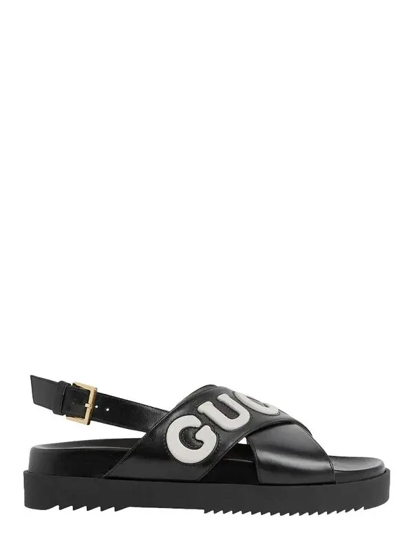 Gucci Crossover Sandal - Black