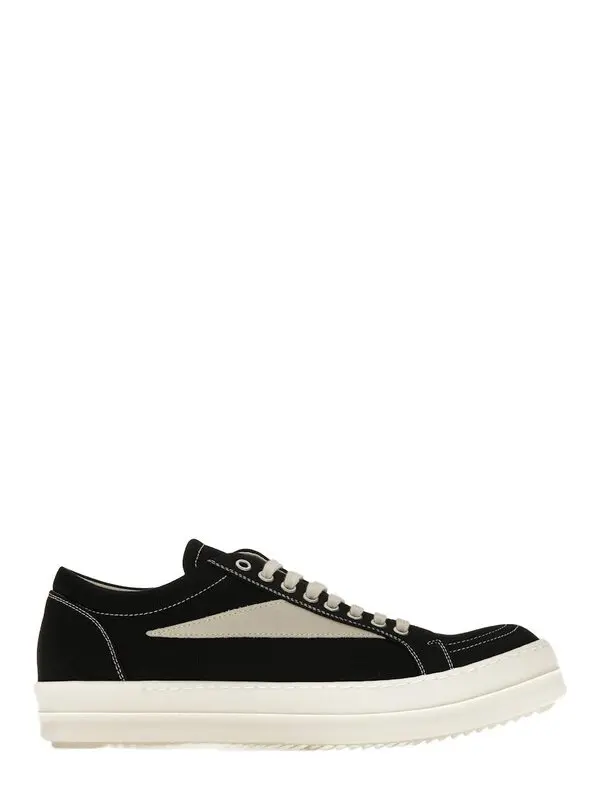 Rick Owens Vintage Low Sneakers - Black/milk
