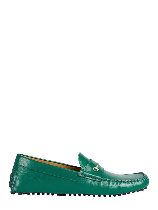 Gucci Horsebit Driver Loafers - Green