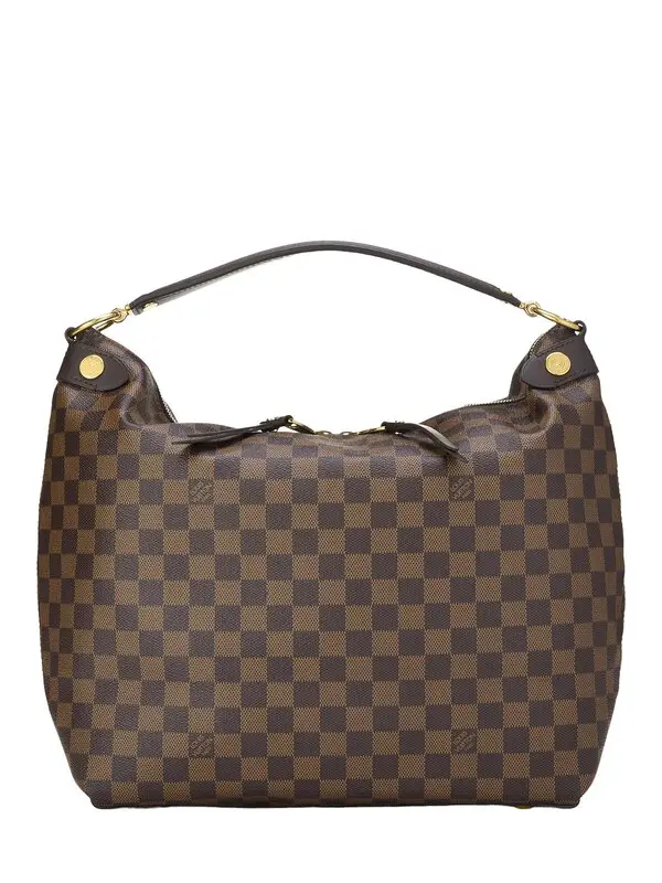 LOUIS VUITTON Damier Ebene Duomo Hobo - Brown