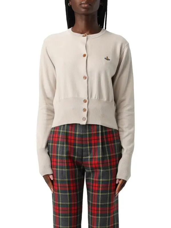 VIVIENNE WESTWOOD Buttoned Knit Sweater - White