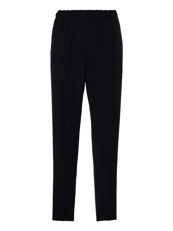 Dries Van Noten Pleated Slim Pants - Black