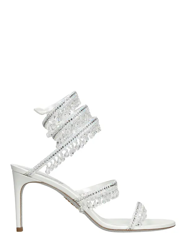 Rene Caovilla Chandelier Sandals 80 - White