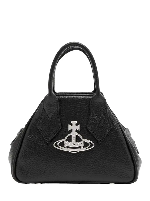 VIVIENNE WESTWOOD Yasmine Mini Top Handle Bag - Black