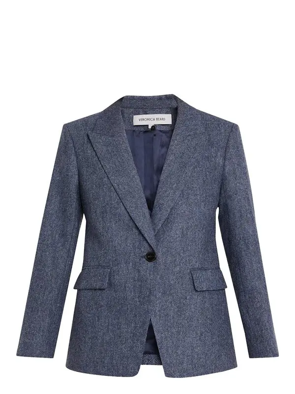 Veronica Beard Vega Dickey Jacket - Blue Melange