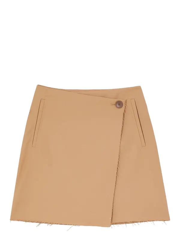 BY MALENE BIRGER Esmaa Mini Wrap Skirt - Sand
