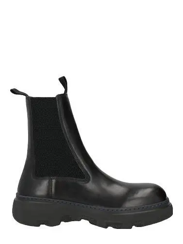 Burberry Leather Ankle Boots - Black