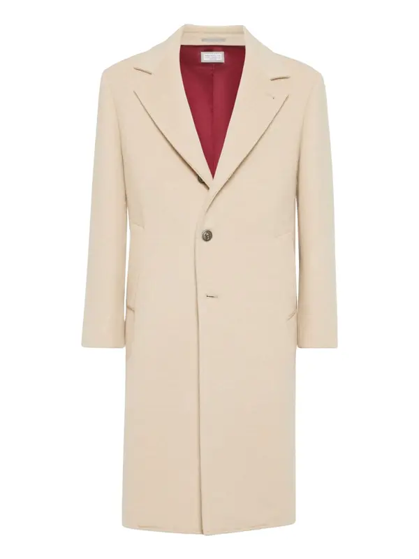 Brunello Cucinelli Single-breasted Coat - Neutrals