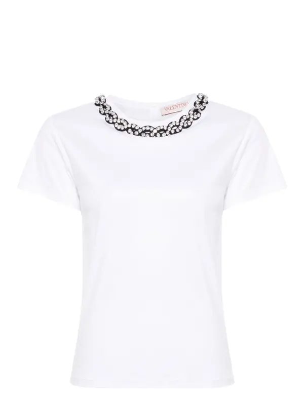 Valentino Garavani Embroidered T-shirt - White