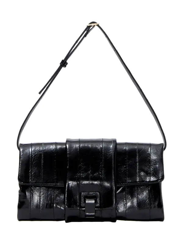 Proenza Schouler Leather Flip Shoulder Bag - Black