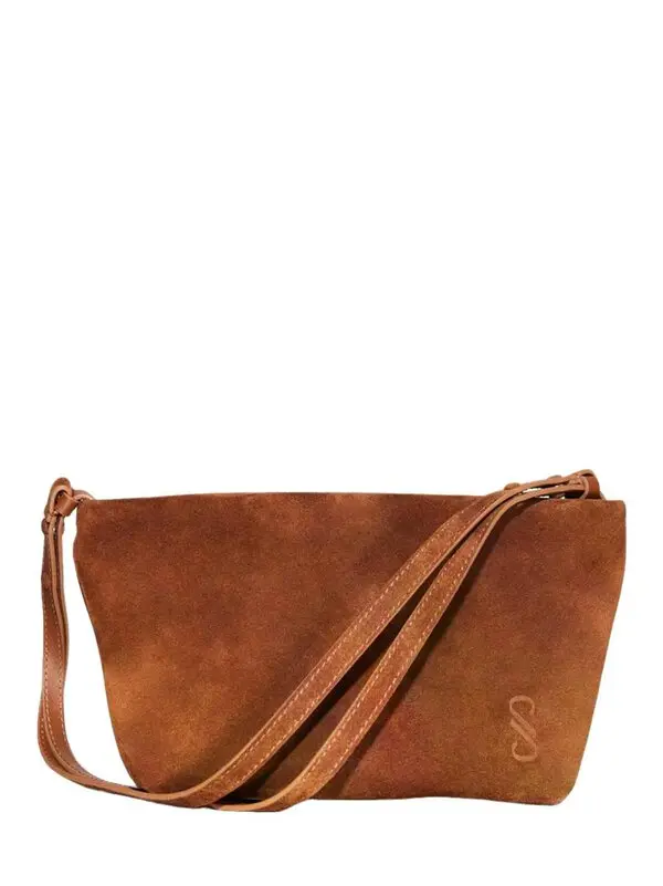 Proenza Schouler Bond Suede Shoulder Bag - Brown