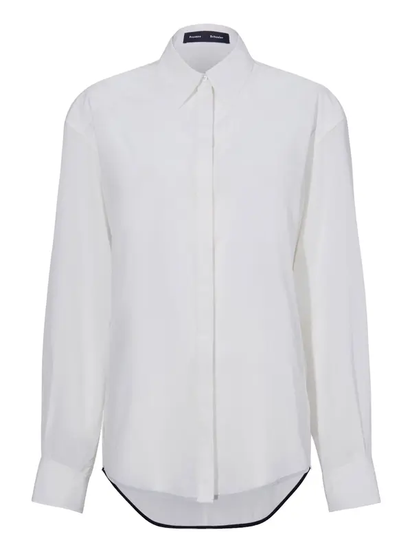 Proenza Schouler Demi Blouse - White