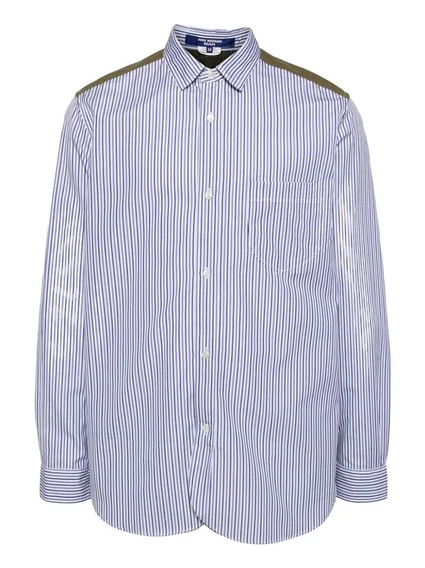 Junya Watanabe Striped Cotton Shirt - White