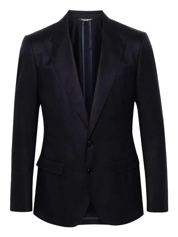 Dolce & Gabbana Virgin-wool Blazer - Blue