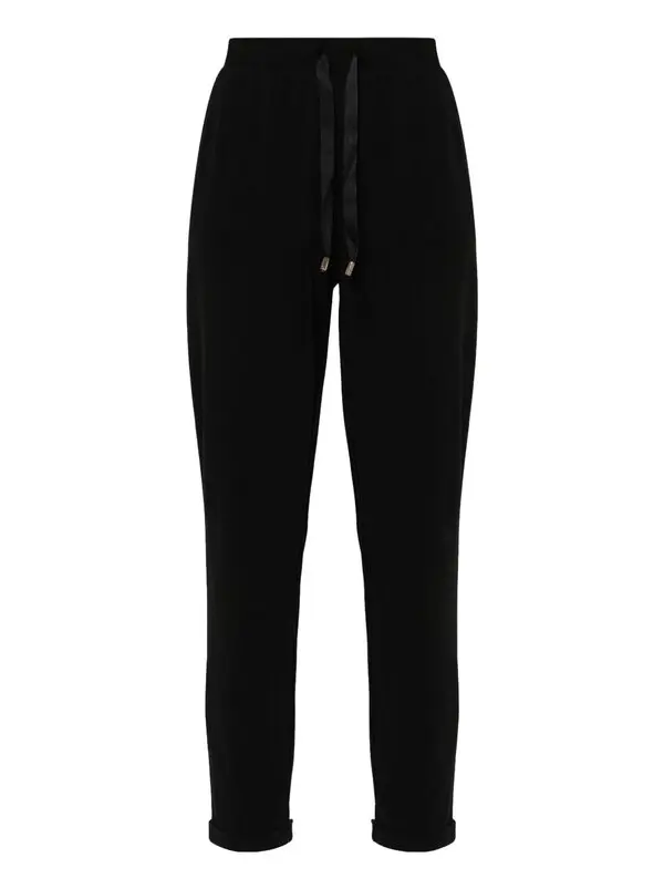 Liu Jo Logo-plaque Track Pants - Black