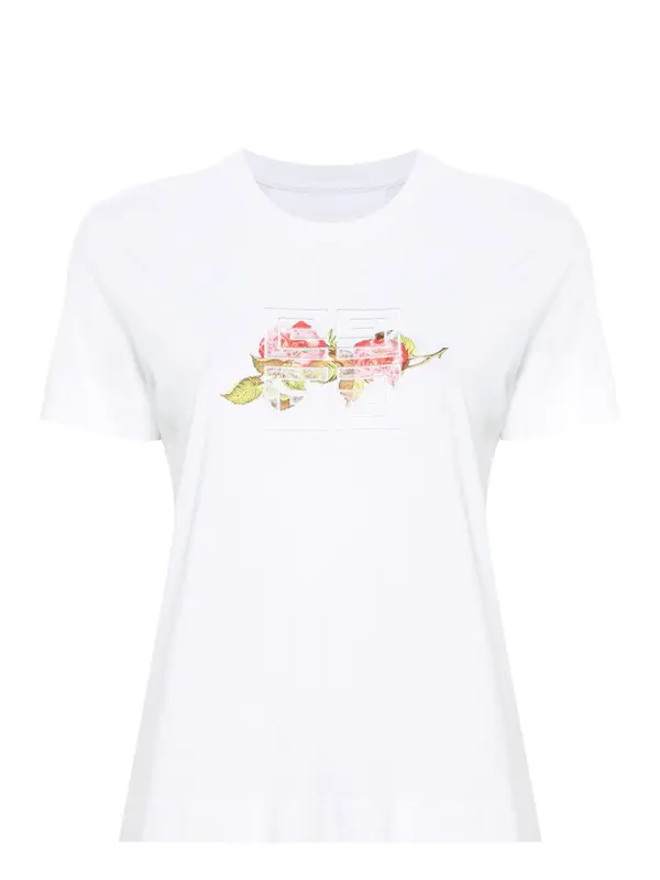 Givenchy 4g Lace T-shirt - White