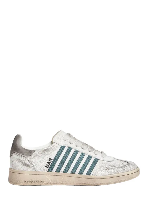 Dsquared2 Distressed Boxer Low-top Sneakers - White