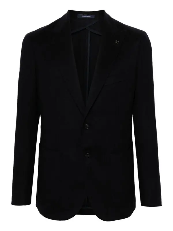 Tagliatore Brooch-detail Blazer - Blue