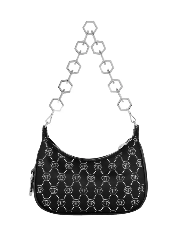 Philipp Plein Monogram Shoulder Bag - Black