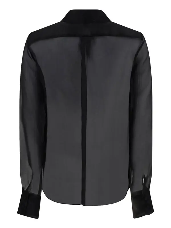 Fabiana Filippi Organza Shirt - Black