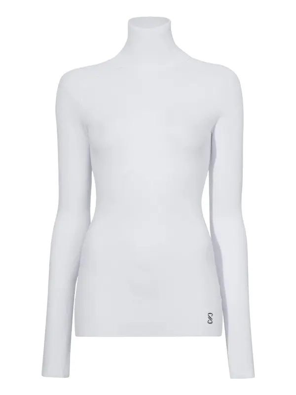 Proenza Schouler Ribbed Knit Jumper - White