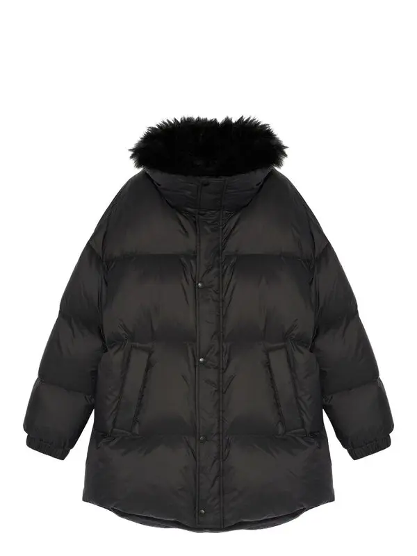 YVES SALOMON Padded Coat - Black