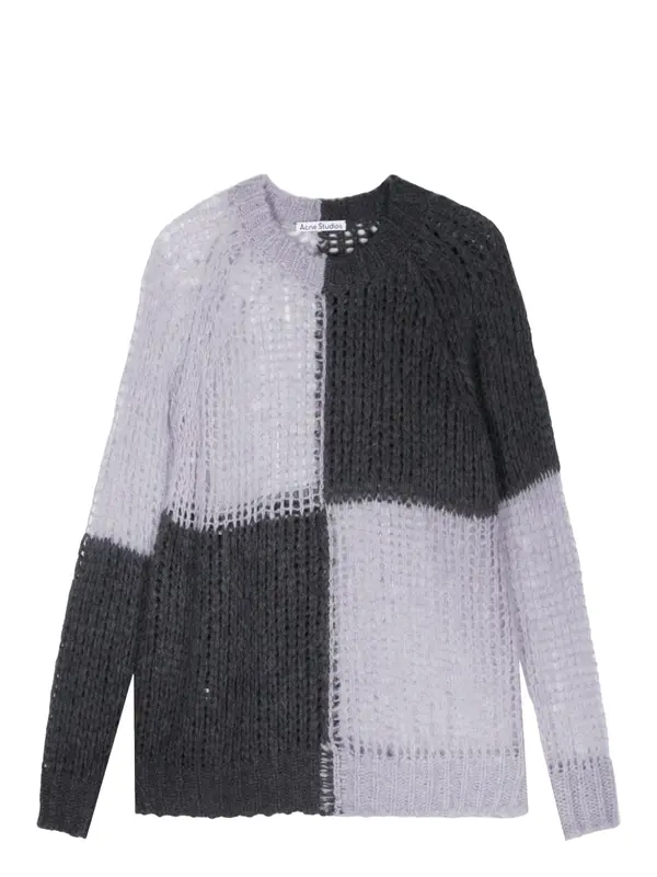 Acne Studios Colourblock Sweater - Purple
