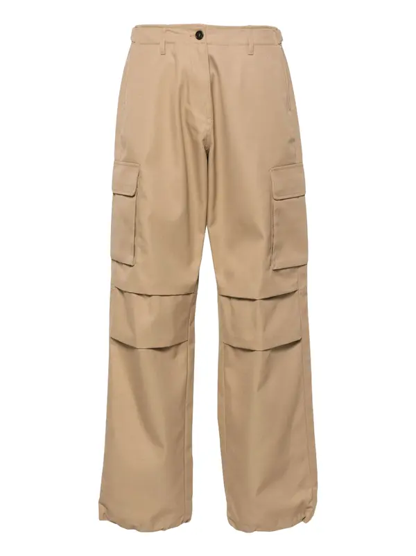Coperni Wide-leg Cargo Trousers - Neutrals