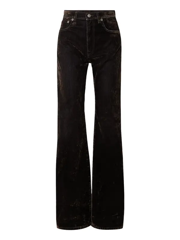 R13 Jane High-rise Flared Jeans - Black
