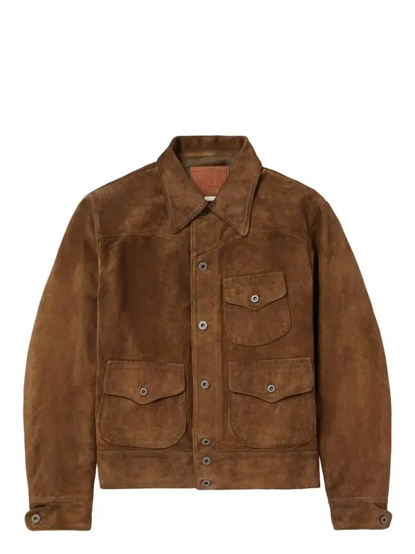 Ralph Lauren Alston Suede Jacket - Brown