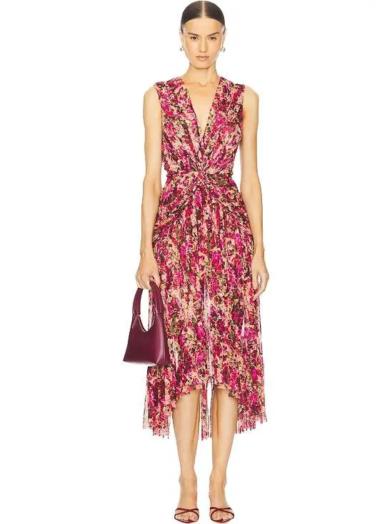 Misa Ava Dress - Fuchsia
