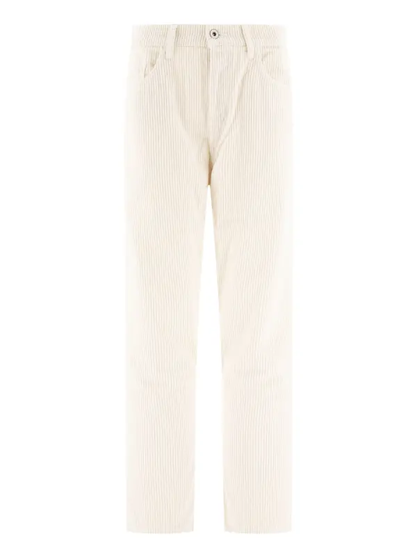 Jacob Cohen Gigi Over Corduroy Trousers - White