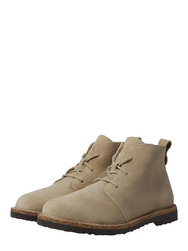 BIRKENSTOCK Uppsala Mid Lace-up Suede Boots - Taupe