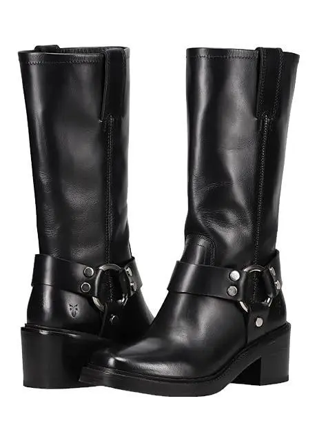 THE FRYE COMPANY Kate Harness Mid-calf Boots - Black