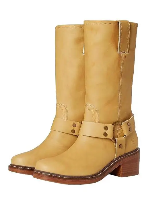 THE FRYE COMPANY Kate Harness Mid-calf Boots - Yellow