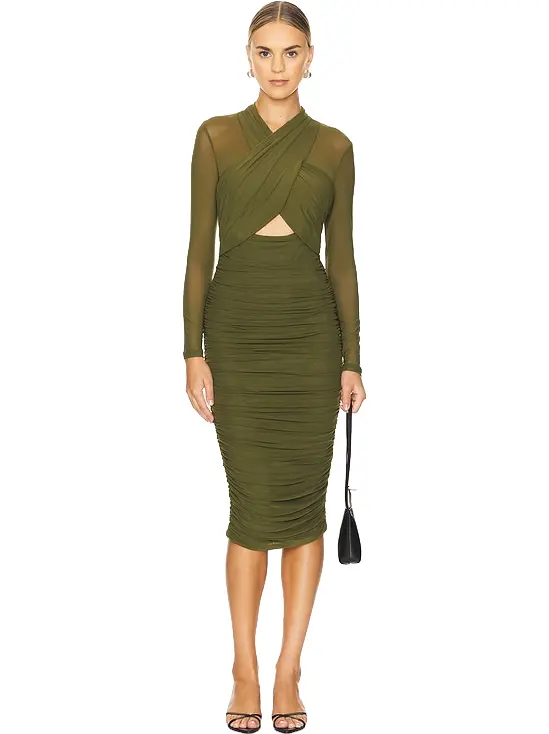 Bardot Aliyah Dress - Khaki