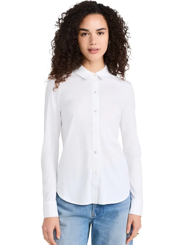 Theory Riduro Long Sleeve Shirt - White