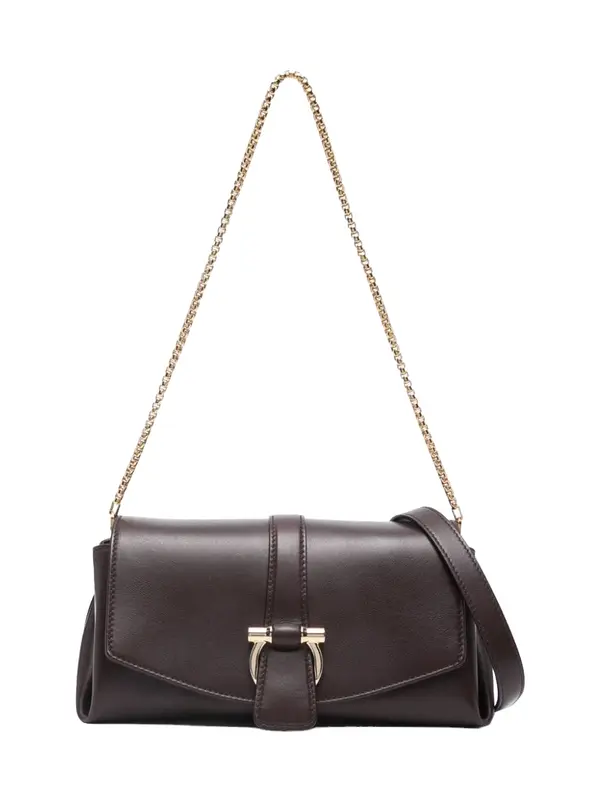 FERRAGAMO Front-flap Crossbody Bag - Brown