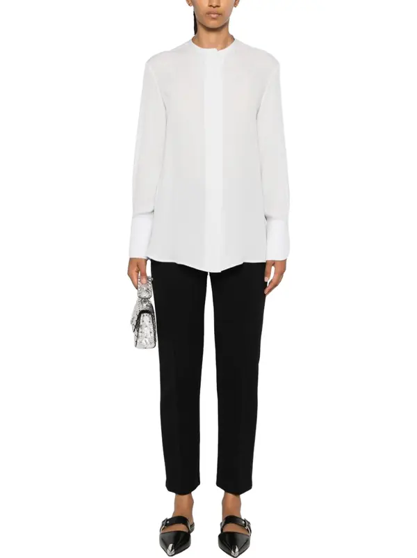 Giorgio Armani Silk Shirt - White
