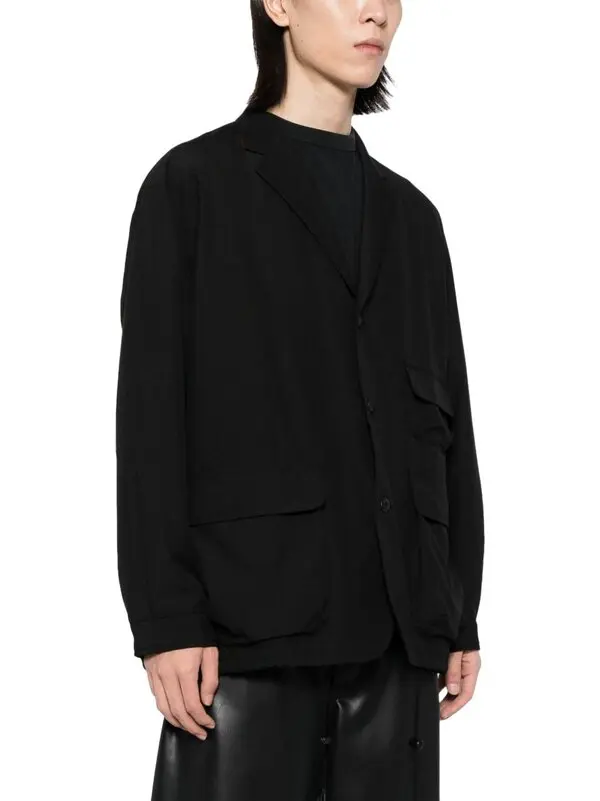 Comme Des Garçons Single-breasted Blazer - Black