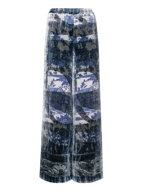PIERRE-LOUIS MASCIA Kanpur Trousers - Blue